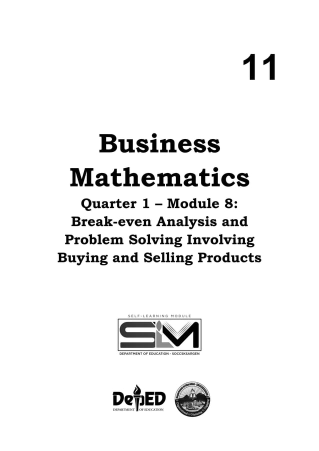 BUS.MATH-11-Q1-Module-8-final-W3.pdf | Homework and Study | Education