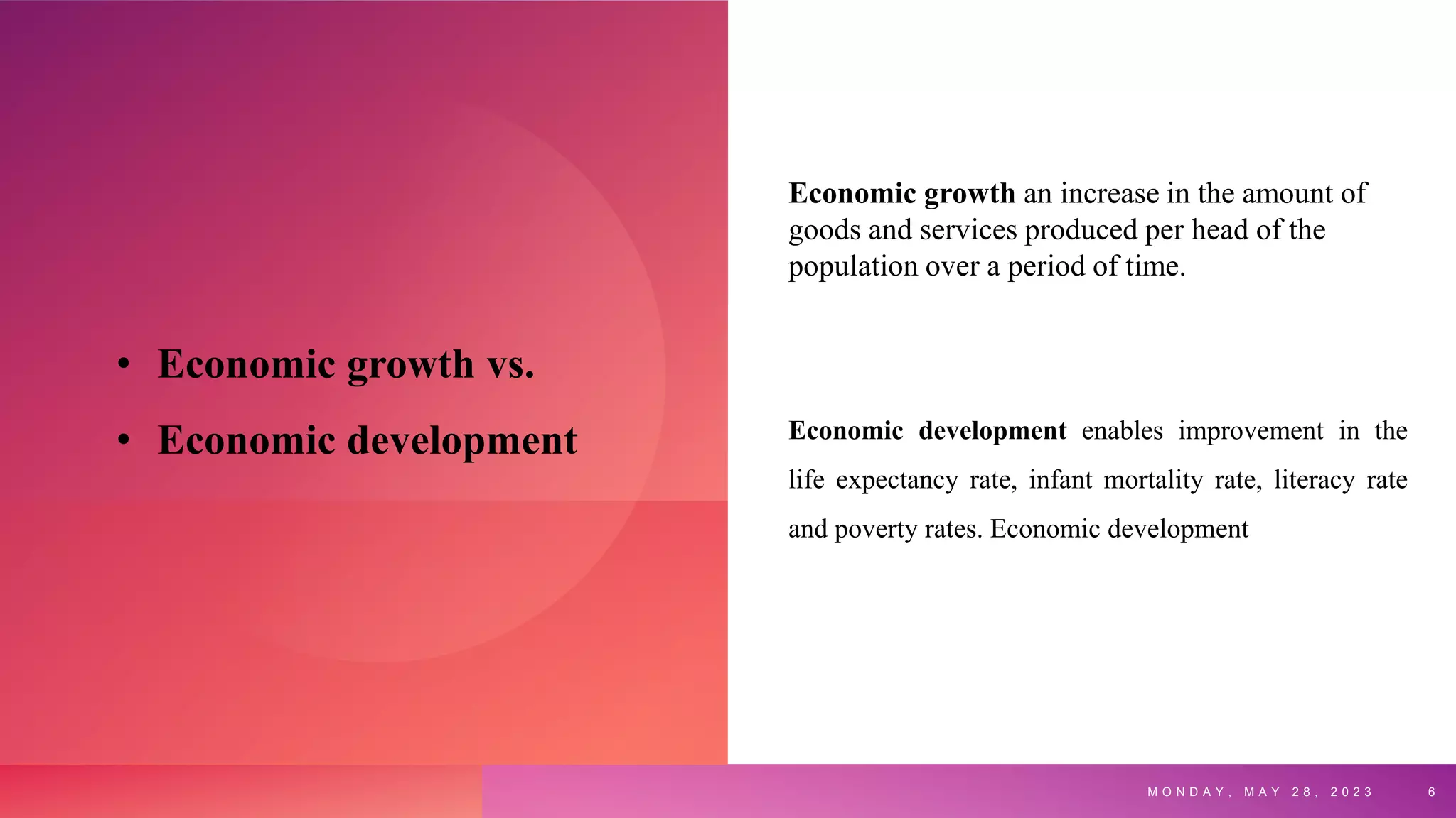 Economic & Development Studies. | PPTX