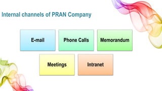 Business communication of Pran company | PPTX