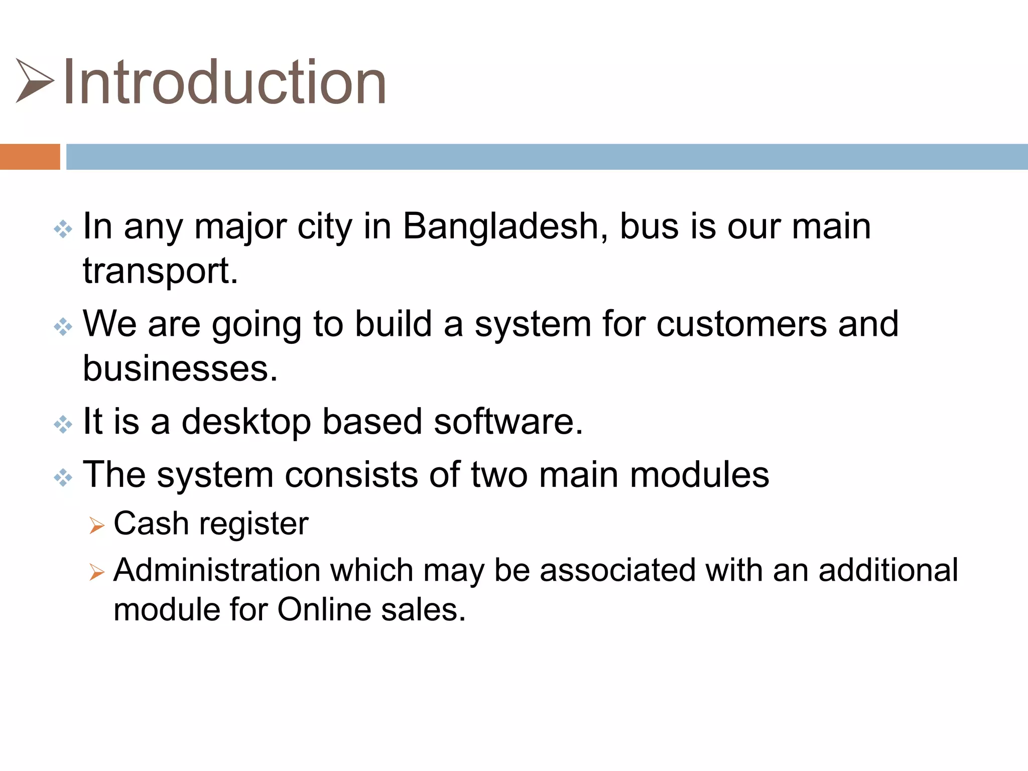 Bus Management System | PPTX
