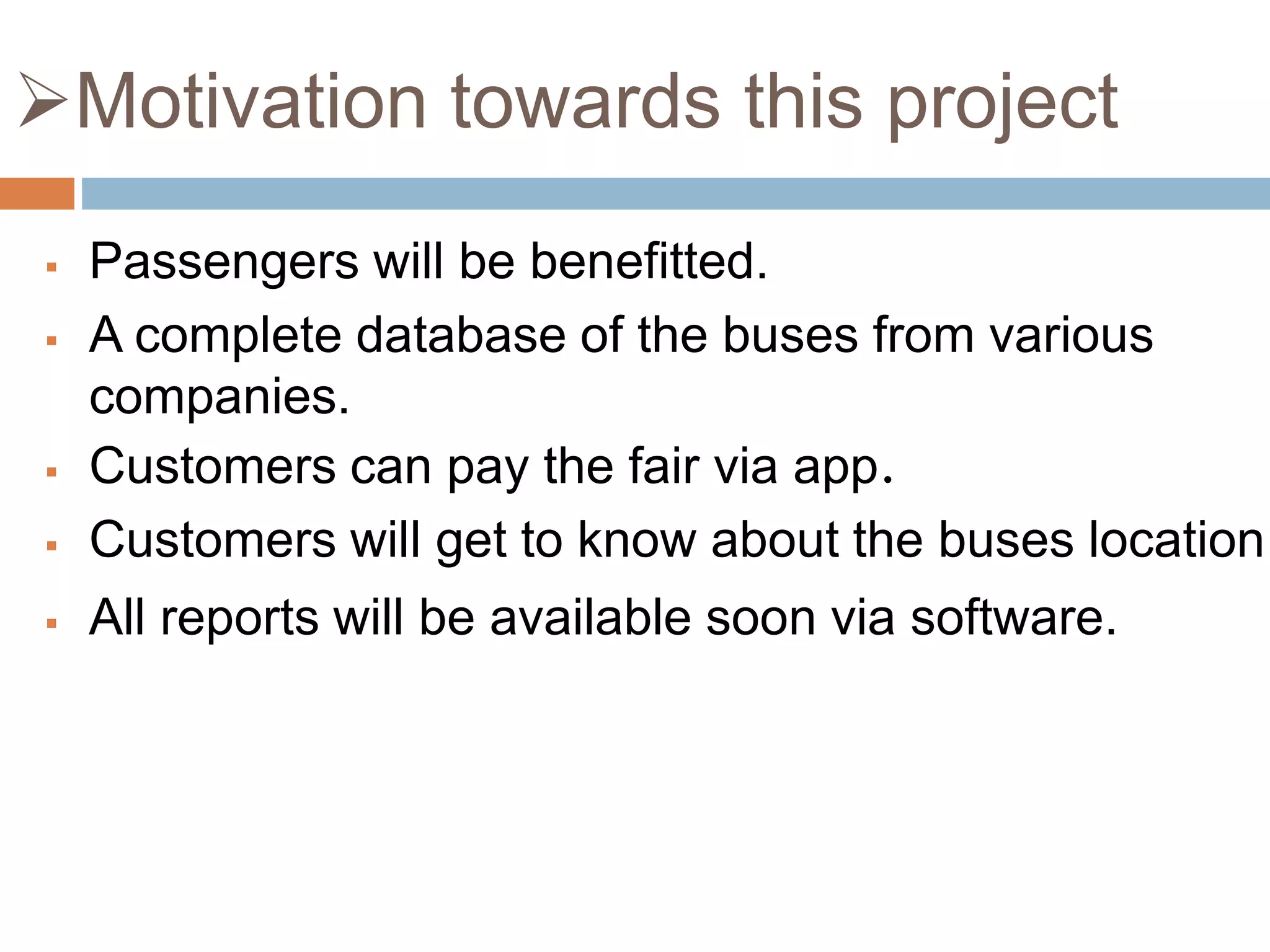 Bus Management System | PPTX