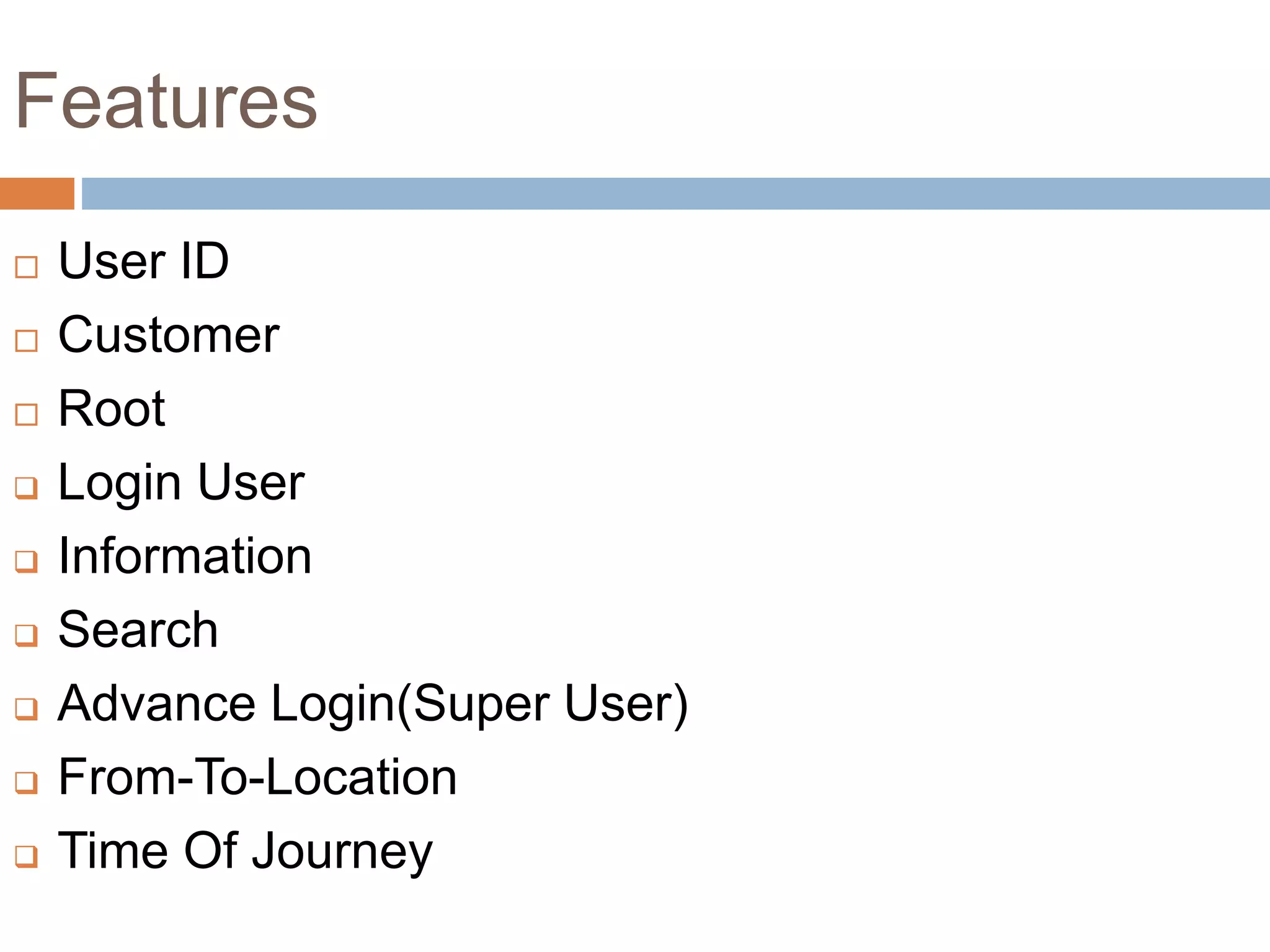 Bus Management System | PPTX