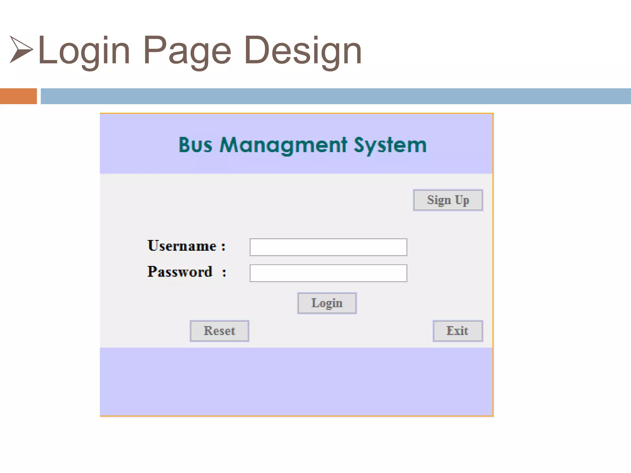 Bus Management System | PPTX