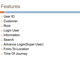 Bus Management System | PPTX
