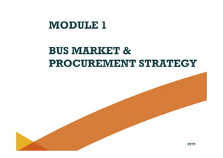 Bus Procurement Strategy, Financing & Contracting | PDF