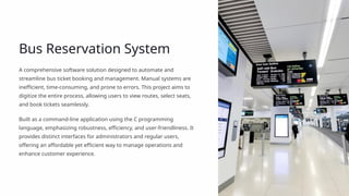 Bus-Reservation-System.pptx project work | PPTX