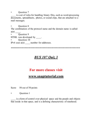 BUS 107 Technology levels--snaptutorial.com | Computer Networking | Computing