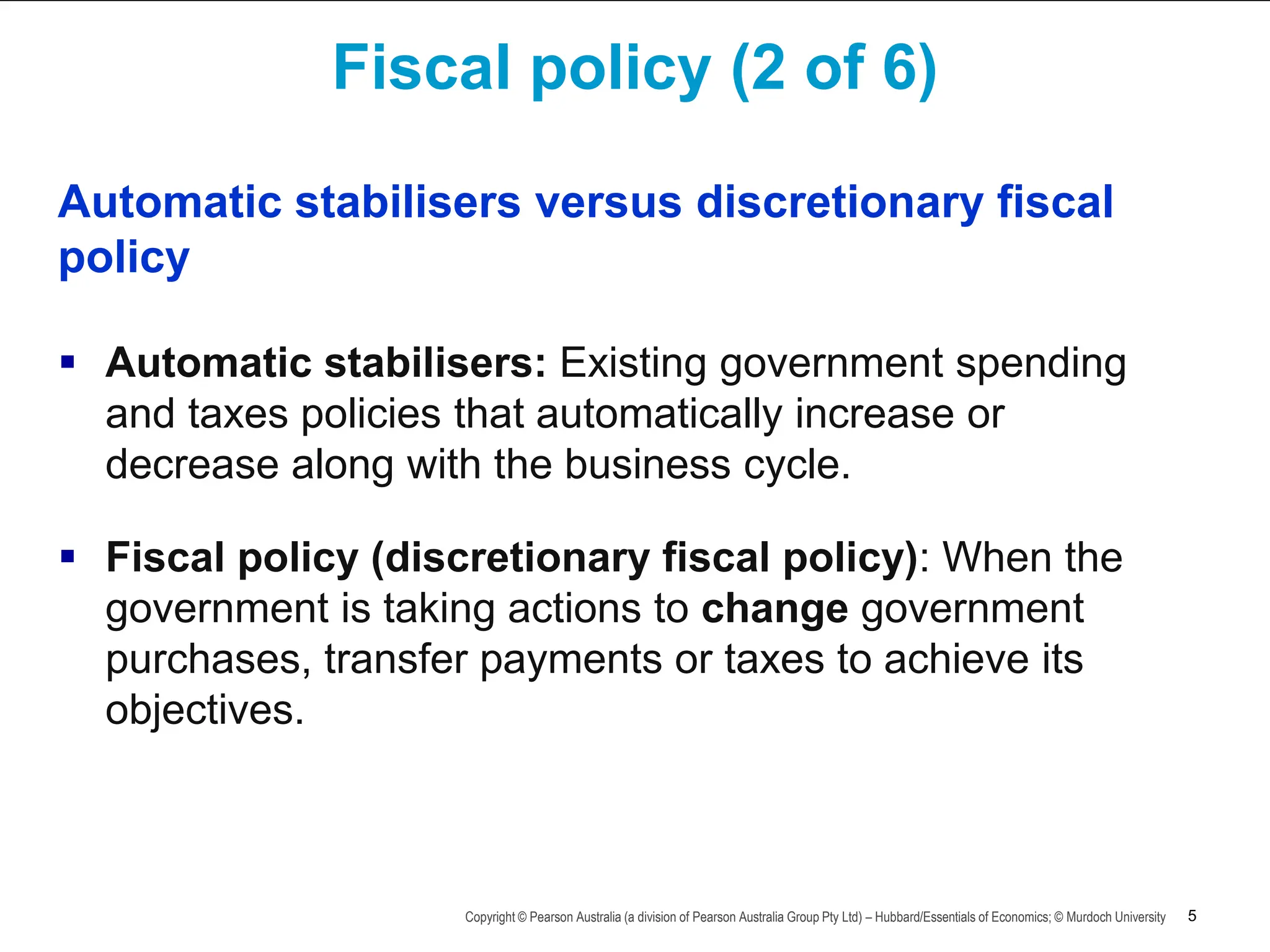 Fiscal policy PPT, ECONIMCS, Macroeconomics | PPT