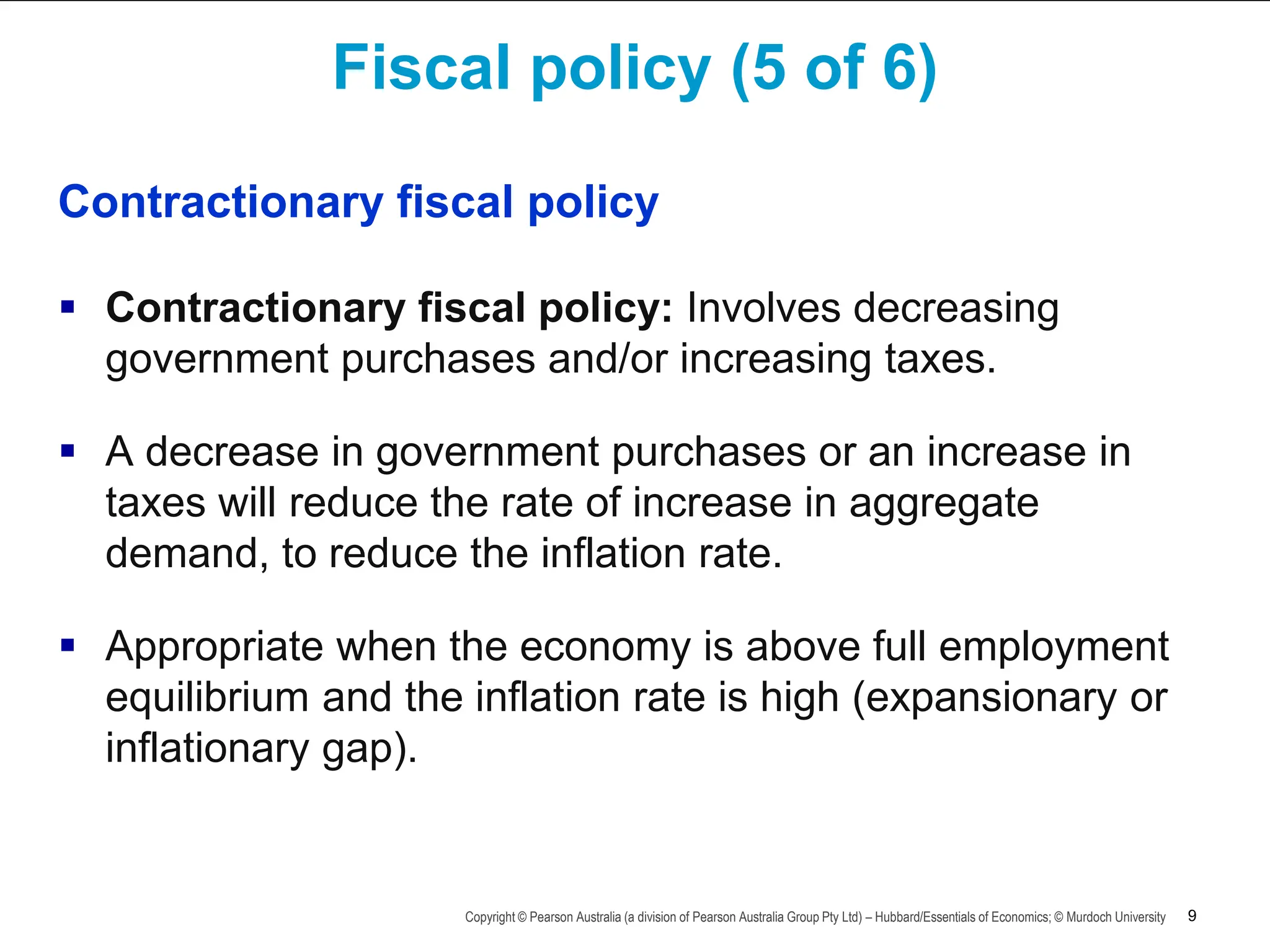 Fiscal policy PPT, ECONIMCS, Macroeconomics | PPT