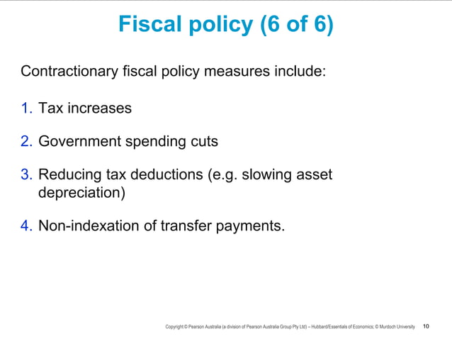 Fiscal policy PPT, ECONIMCS, Macroeconomics | PPT