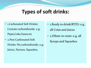 Soft dinks | PPTX