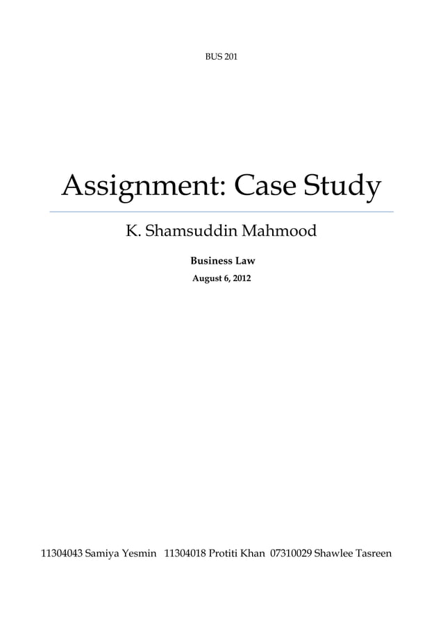 BUS202 Business Assignment-- | PDF