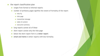 choosing the right type of report | PPTX