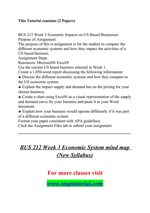 Bus 212 Effective Communication / snaptutorial.com