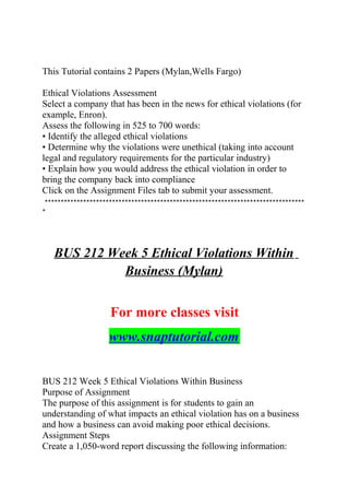 Bus 212 Effective Communication / snaptutorial.com