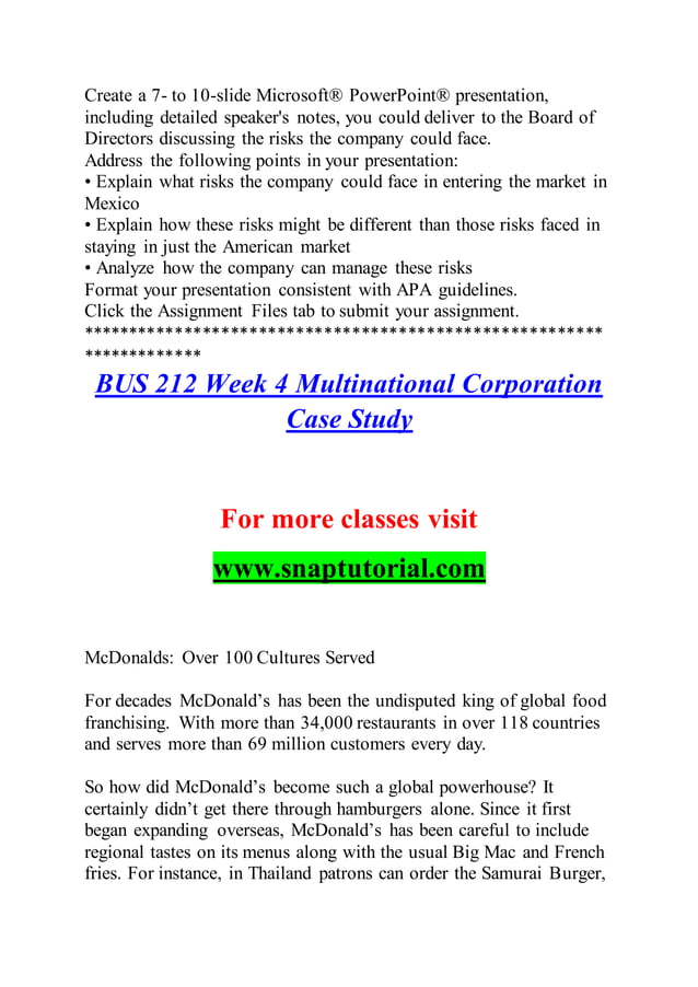 Bus 212 Education Organization / snaptutorial.com