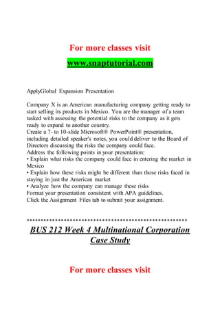 Bus 212 Education Redefined-snaptutorial.com