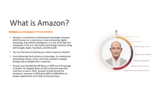 BUS 271 ALEX SOLOMON The Rise of Amazon | PPTX