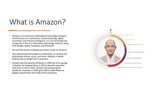 BUS 271 ALEX SOLOMON The Rise of Amazon | PPTX