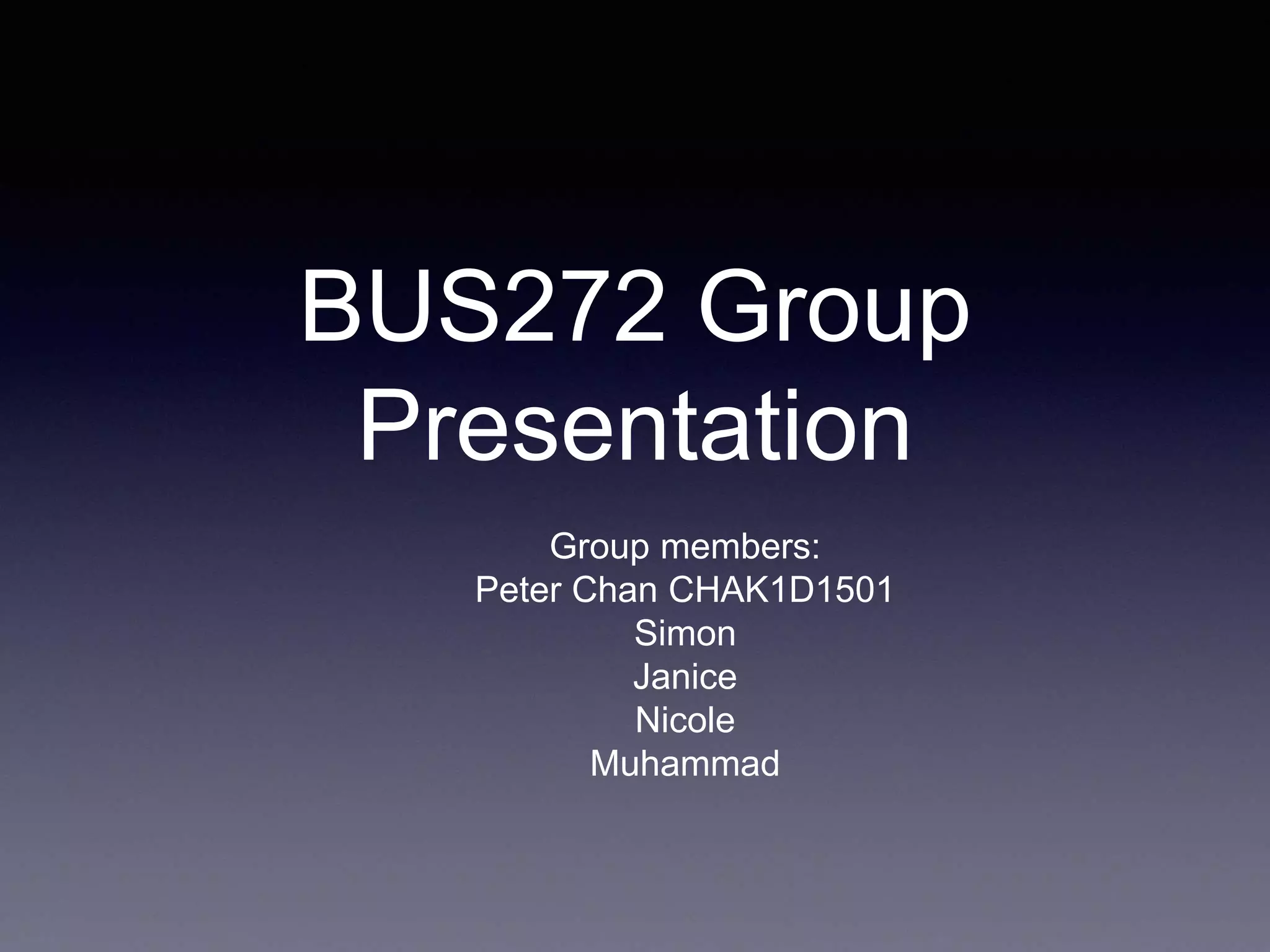 Bus 272 gp presentation | PPTX