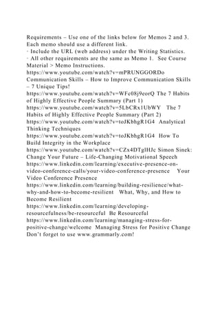 BUS301 Memo Rubric Spring 2020 - Student.docxBUS301 Writing Ru.docx