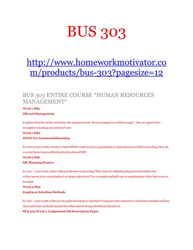 Bus 303 | PDF