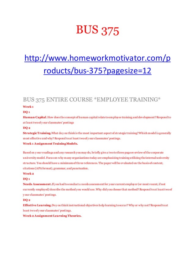 Bus 375 | DOCX