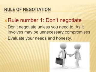 all about negotiation | PPT