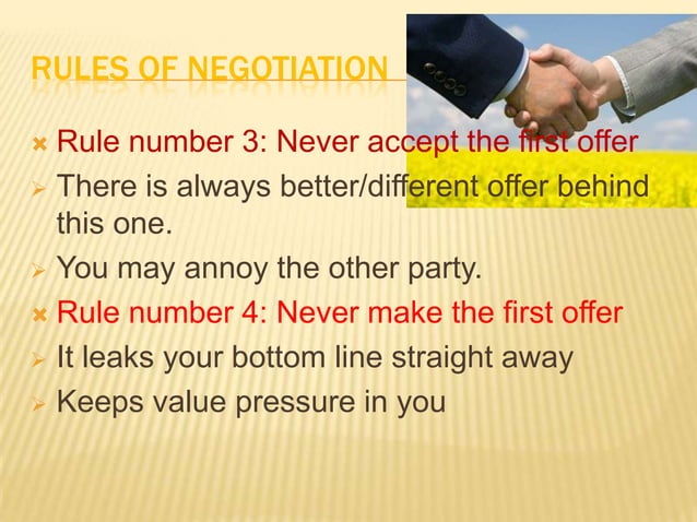 all about negotiation | PPT