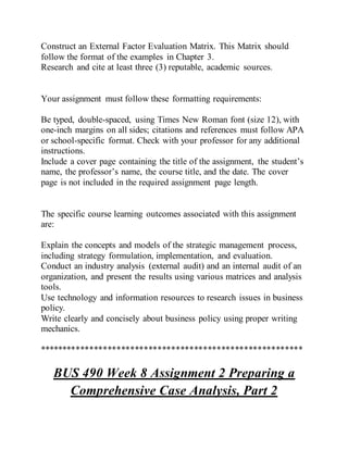 BUS 490 Technology levels--snaptutorial.com