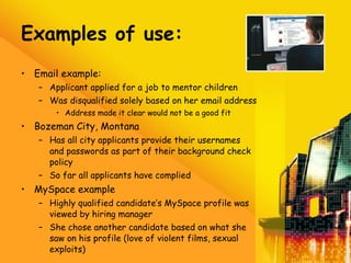 Social Networking and Recruiting | PPT