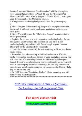 BUS 599 Effective Communication / snaptutorial.com