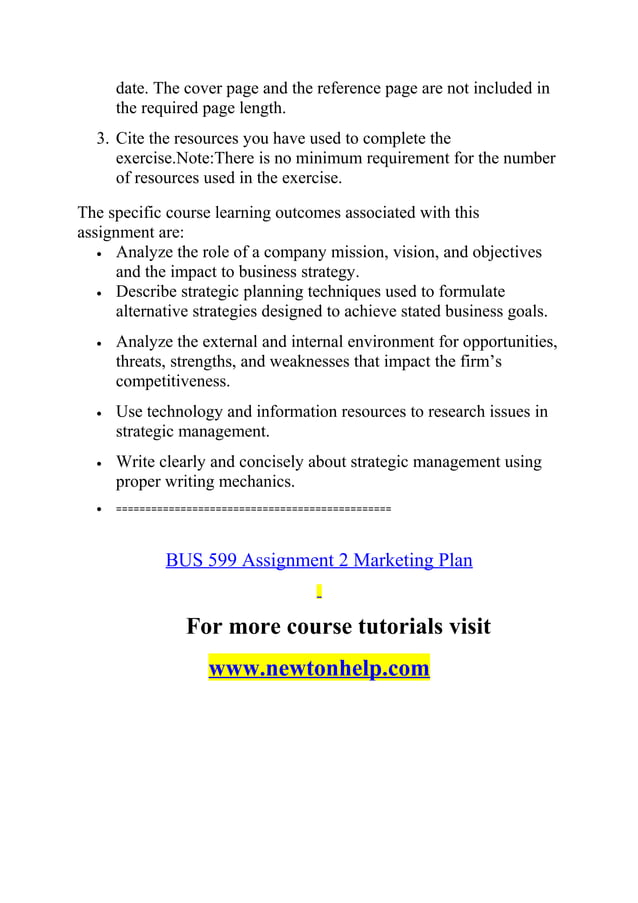 Bus 599 Education Your Way/newtonhelp.com