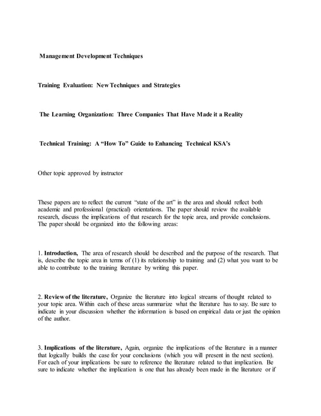 Bus 680 entire course training and development | DOCX