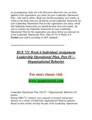 Bus 721 Education Redefined - snaptutorial.com