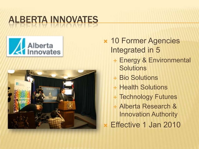 Alberta’s Innovation System | PPTX