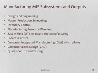 Advantages of MIS | PPT