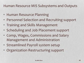 Advantages of MIS | PPT