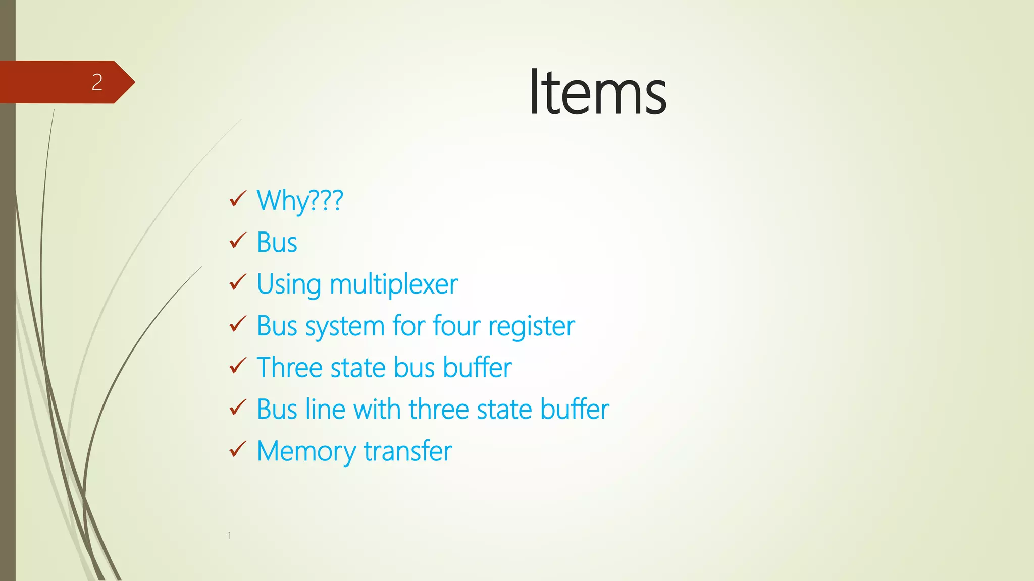 Bus and memory transfer | PPTX