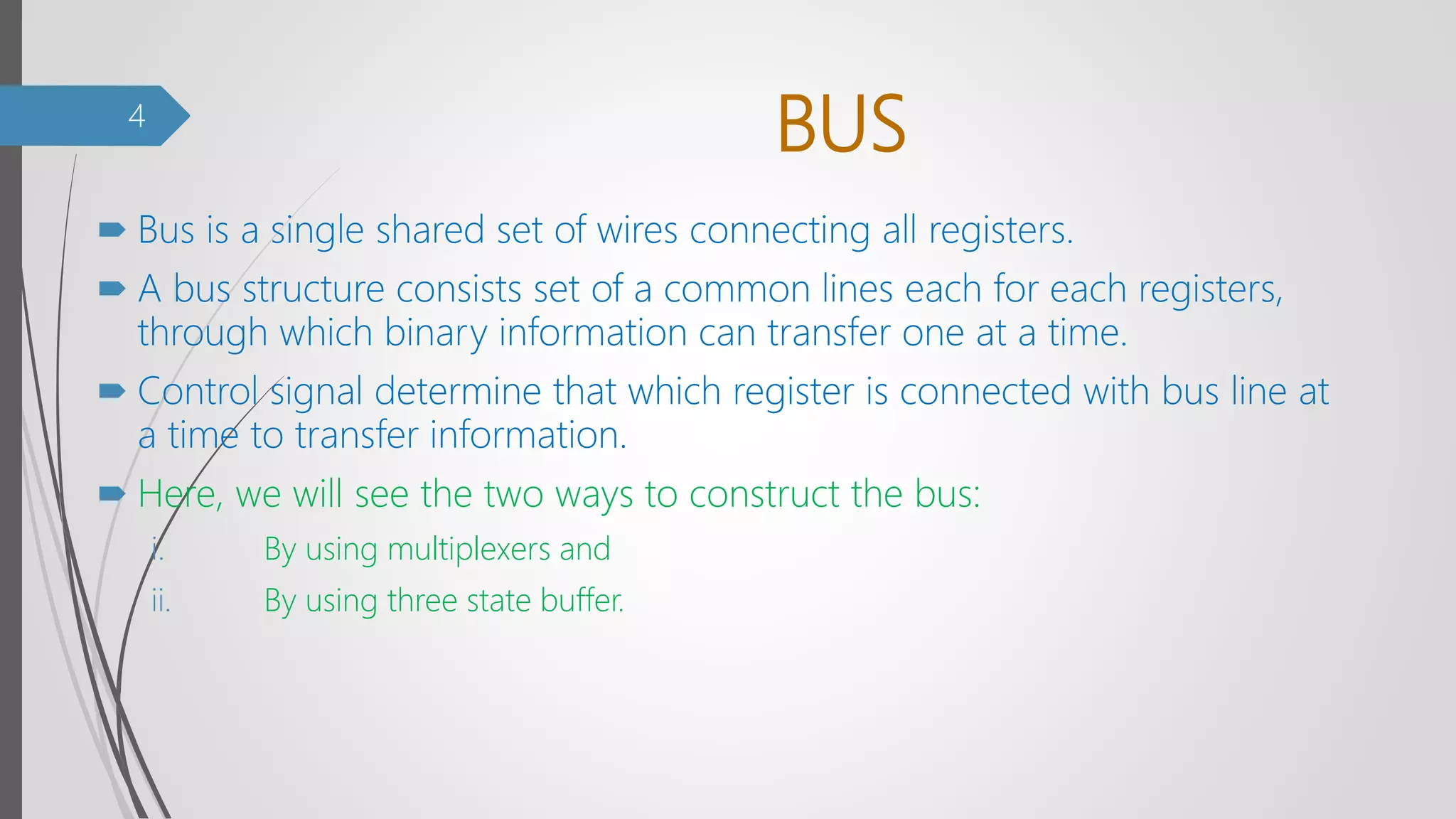 Bus and memory transfer | PPTX
