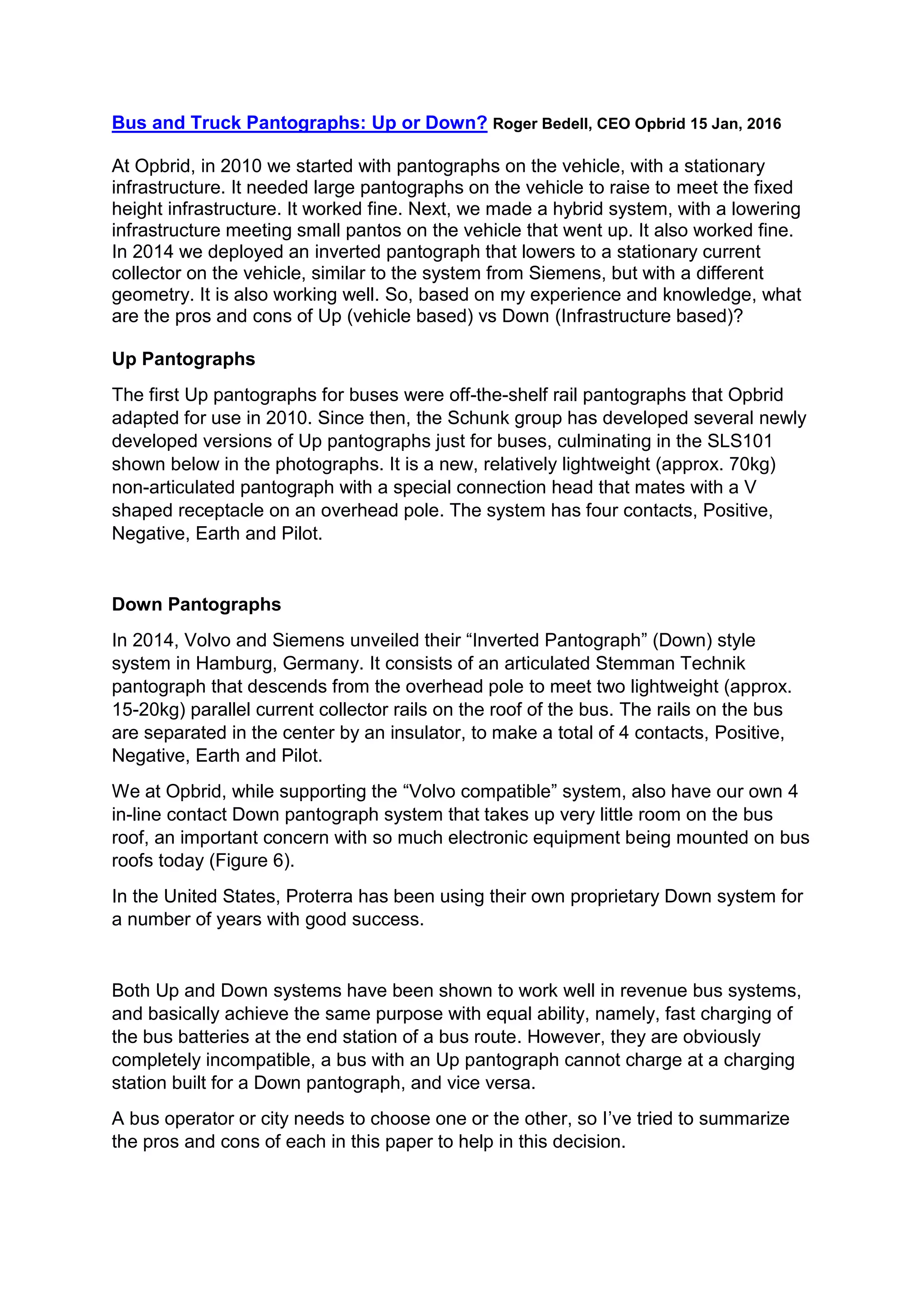 Bus and truck pantographs up or down | PDF