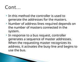 Bus Arbitration Techniques in Computer Organization | PPT