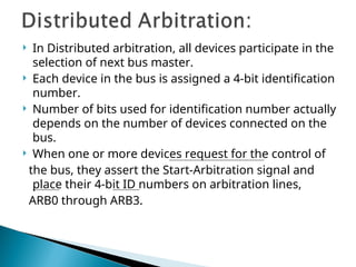 Bus Arbitration Techniques in Computer Organization | PPT