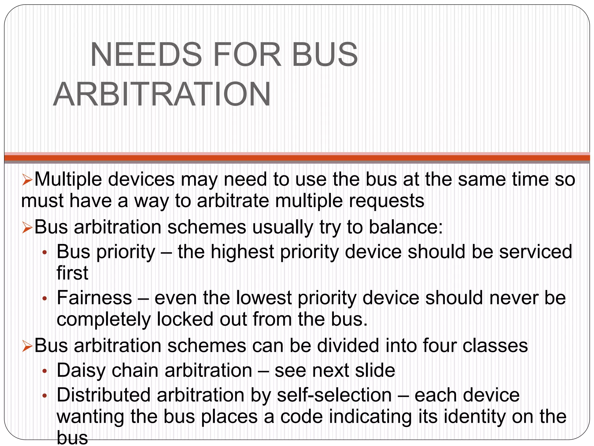 Bus aribration | PPTX