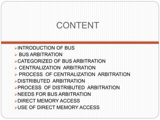 Bus aribration | PPTX