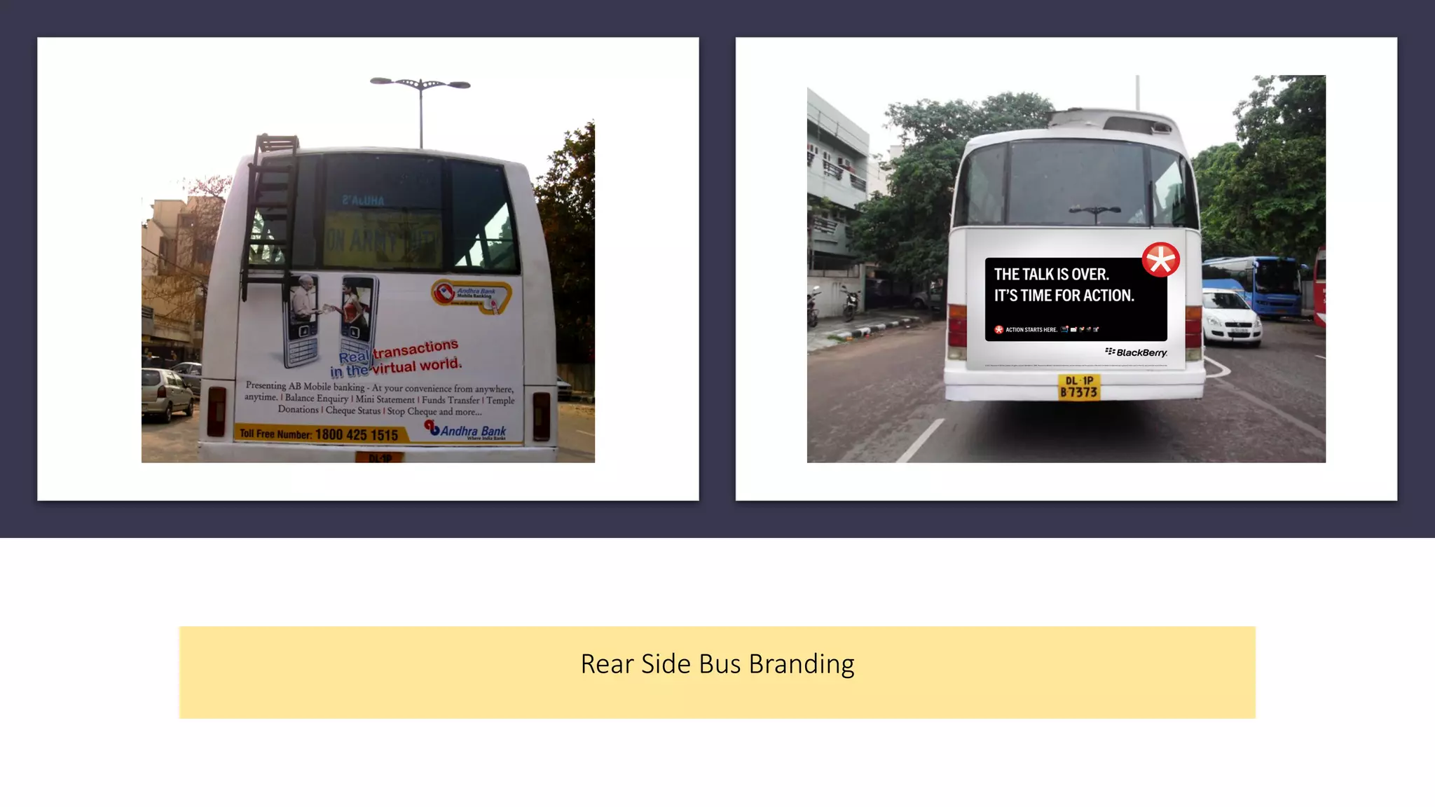 Bus back panel branding by Trailblazerr Consultant | PPT