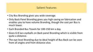 Bus back panel branding by Trailblazerr Consultant | PPT