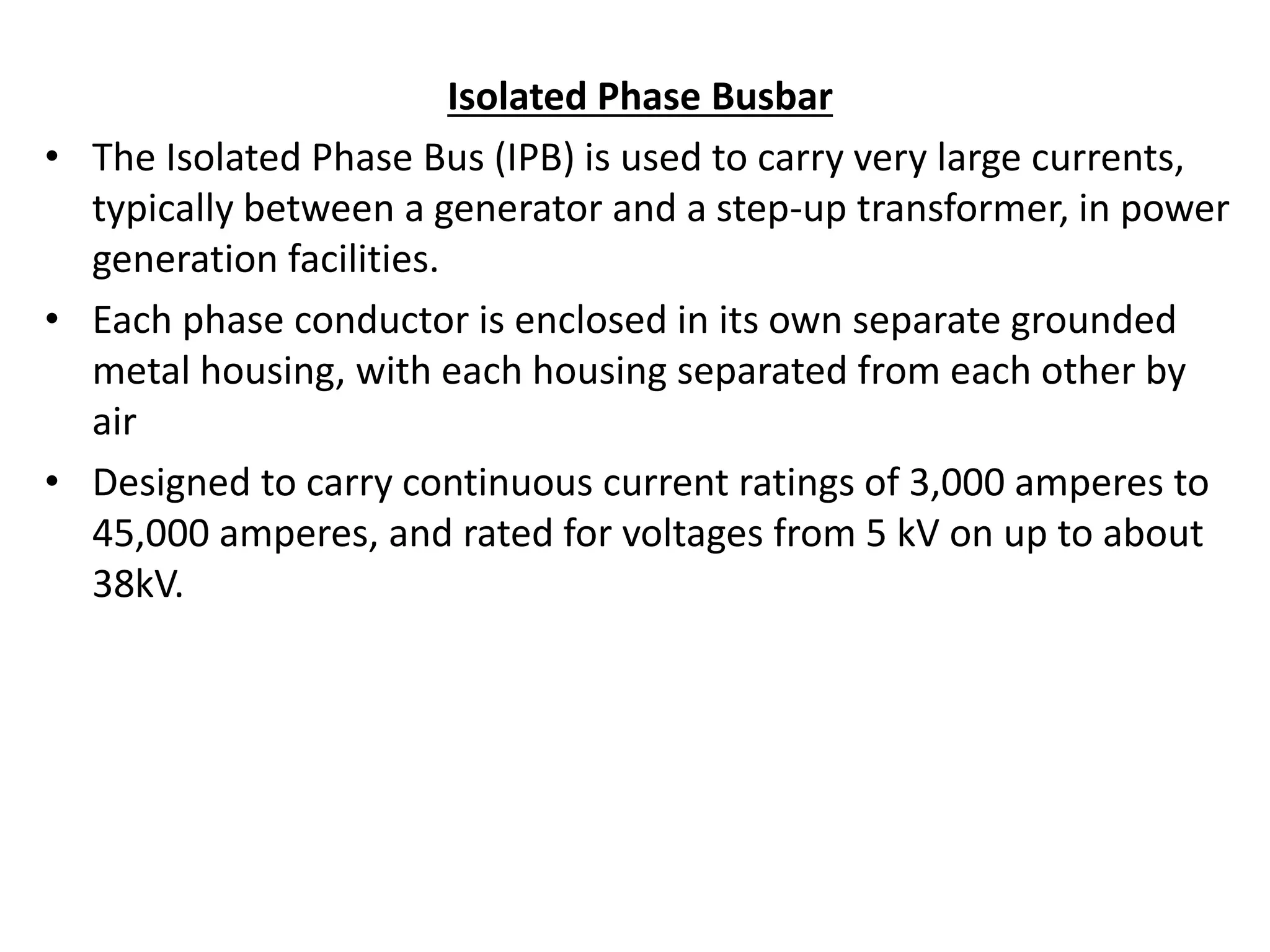 Basics of Electrical Busbar - Residential & Commercial Projects | PPTX