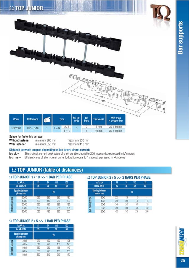 Busbar Supports Universal-Compact-Flat | PDF