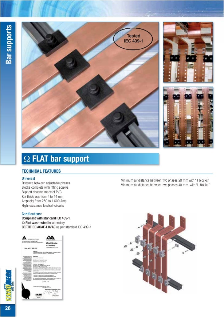 Busbar Supports Universal-Compact-Flat